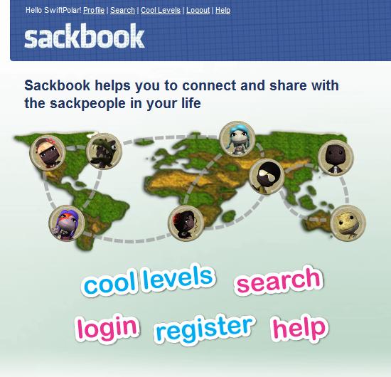 Sackbook - Social Networking for Sack Boys/Girls